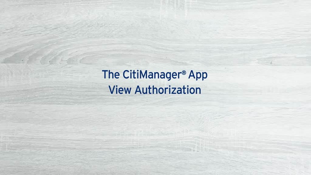 CitiManager | At Your Service | Citi Services